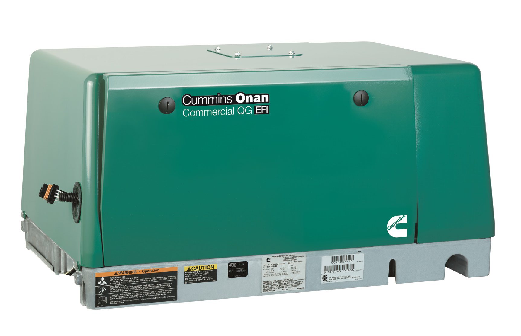 Cummins Onan 5.8HGJAD Petrol Generator | Cullys