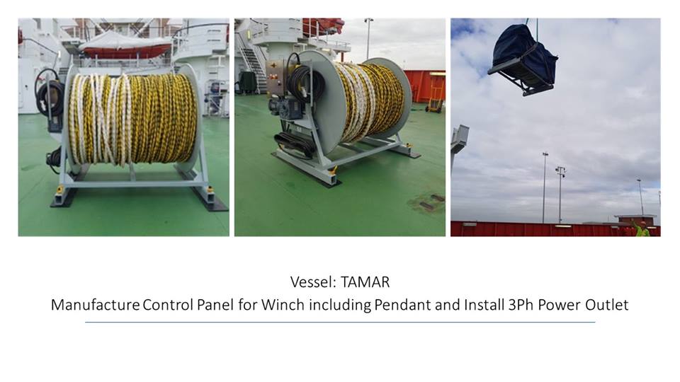 Manufacture Control Panel for Winch including Pendant and Install 3 ...